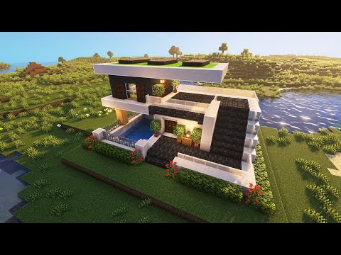 Minecraft Modern House Tutorial – Easy & Sleek Design!