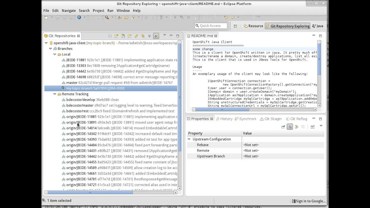 How to use Eclipse EGit with Github (in JBoss Tools)