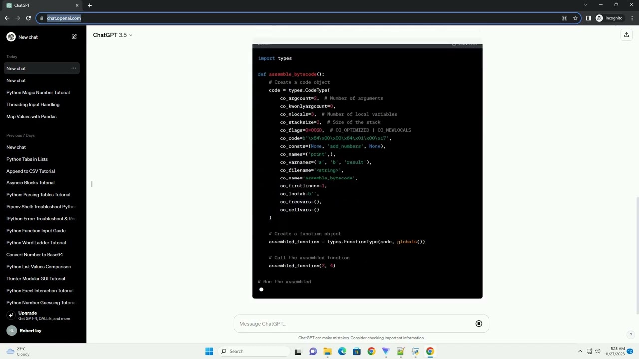 How do I assemble Python 3 bytecode