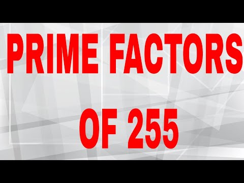 Prime factors of 255