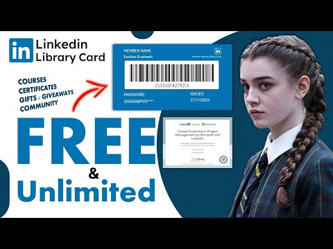 LinkedIn Learning Library Card FREE ACCESS || 🤑 [ 100% FREE ]