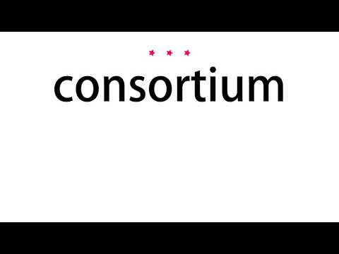 How to pronounce consortium - Vocab Today