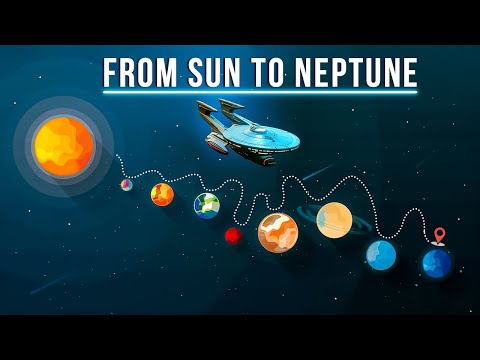 From The Sun To Neptune, Traveling Between The Planets Of The Solar System