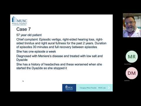 Vestibular Cases Part II - Dr. Habib Rizk, MD - Medical University of South Carolina