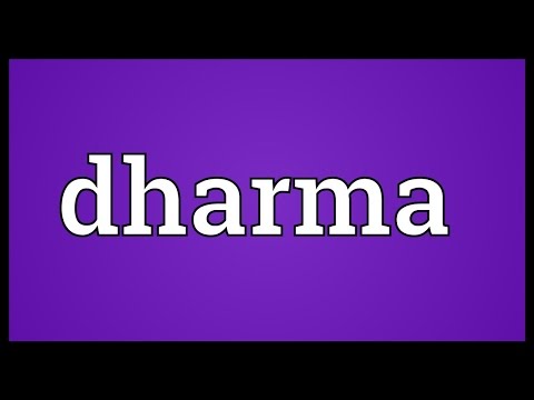 Dharma Meaning