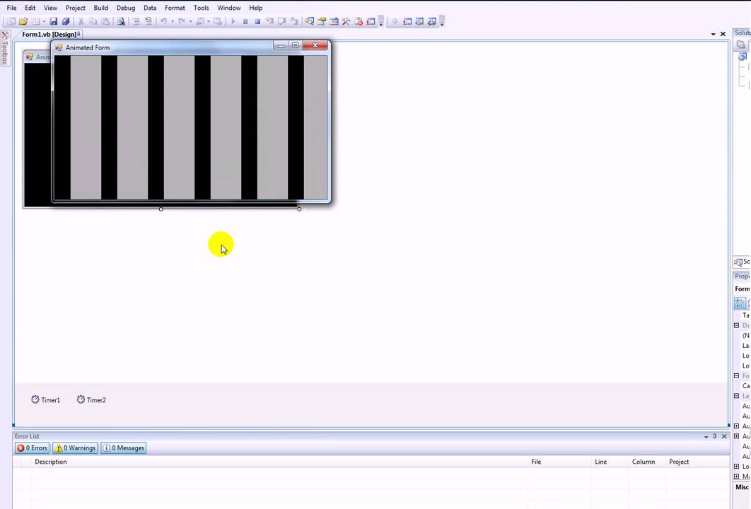 Visual Basic 2008 Form Animation