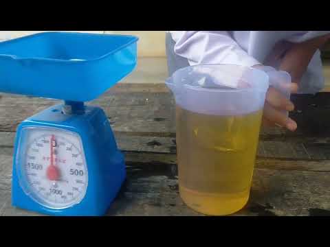 Perbandingan 1 kg air/minyak - 1 liter air/minyak | Tugas Kimia X - B SMAN 1 LUBUK PAKAM #SMANSALUPA
