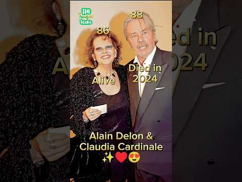 Alain Delon Last Photo With Claudia Cardinale 😢💔⚰️ #alaindelon #claudiacardinale