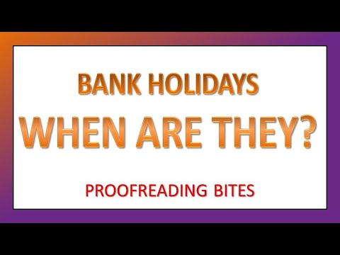 Bank Holidays in the UK and Northern Ireland: List