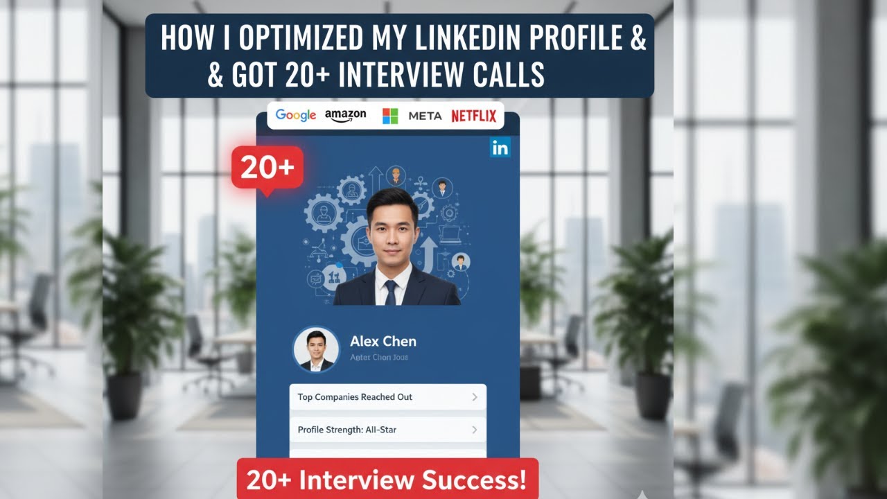LinkedIn Profile Optimization 2026: Get 5X More Interview Calls in 7 Days
