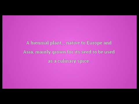 Caraway Meaning