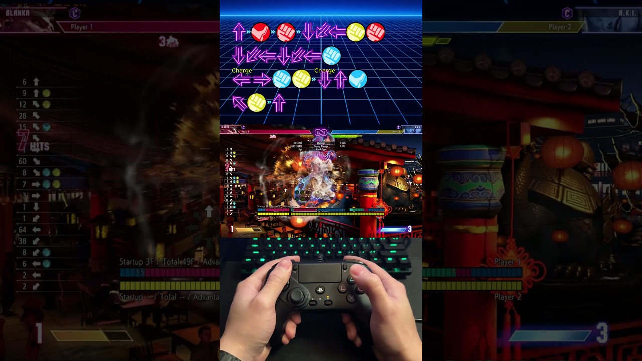 Street Fighter 6 - Blanka Combo 1 Blanka-Chan Setup
