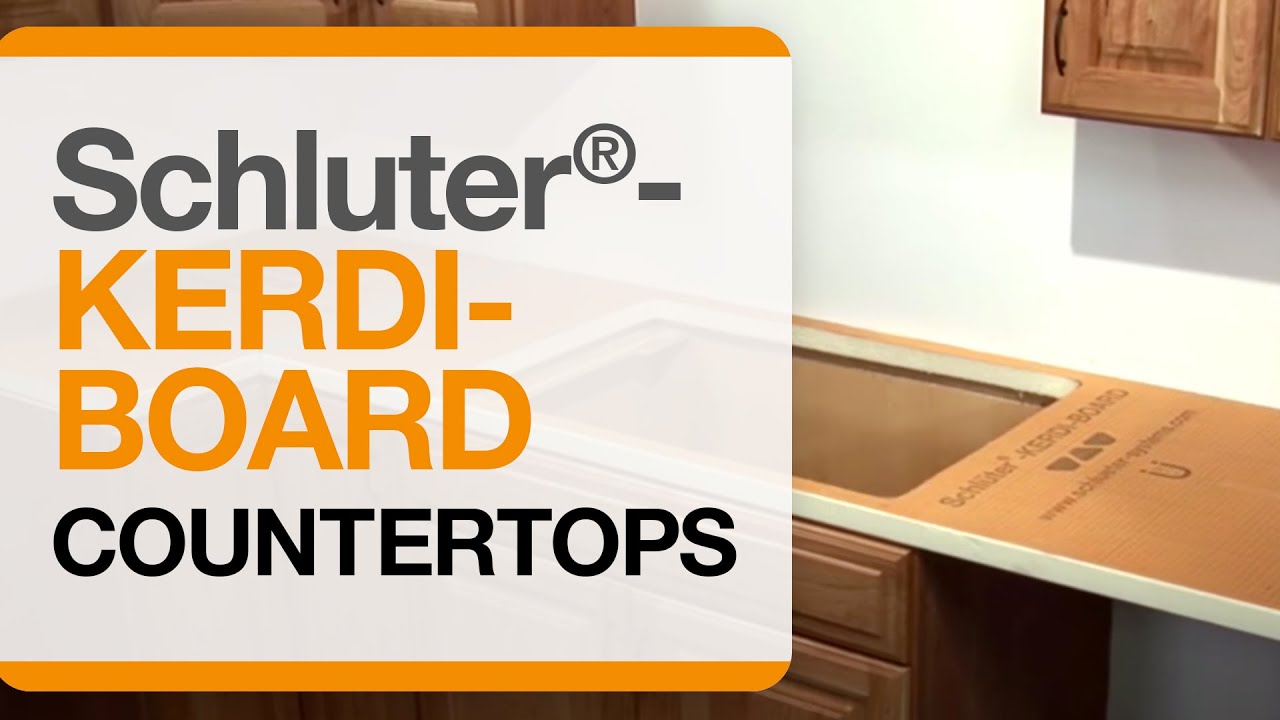 Schluter®-KERDI-BOARD: Countertops