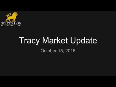 Tracy California Real Estate Market Statistics Update for October 15, 2016