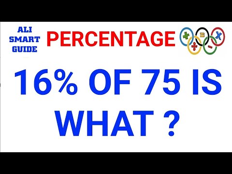 16% OF 75 IS WHAT ?