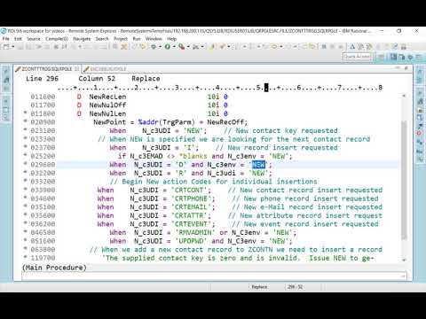 RDi 9.6.0.6 Extract Constant Refactoring!!