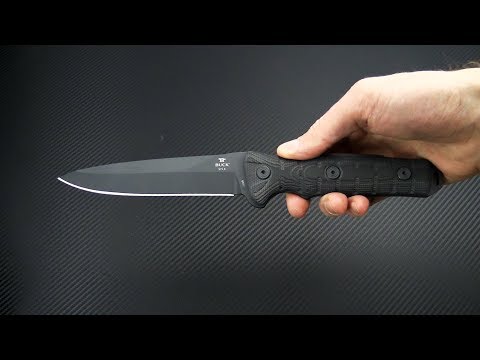 Buck GCK Spear Point 0891BKS Sniper Grey Cerakote 5160 G10 Combat and ...