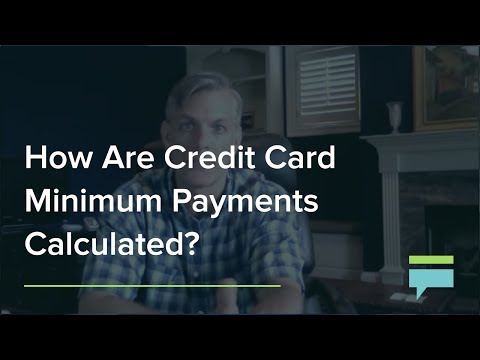 How Are Credit Card Minimum Payments Calculated? – Credit Card Insider
