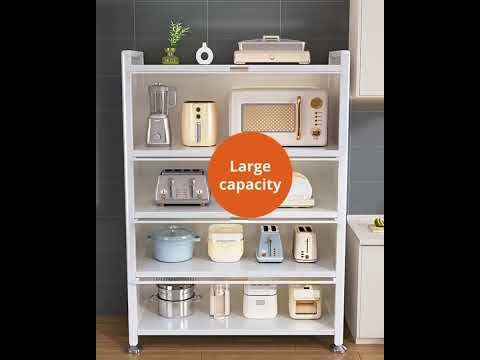 Joybos® 5 Tier Sturdy Metal Storage Organizer Cabinets With Clear Doors F56