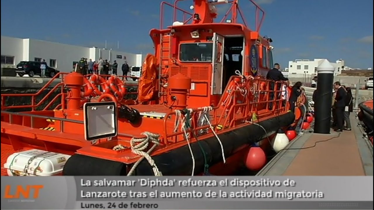 La salvamar 'Diphda' refuerza el dispositivo de Lanzarote tras el ...
