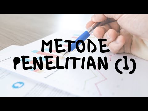 METODE PENELITIAN (1) - PENGANTAR, PENGERTIAN & PENDEKATAN PENELITIAN