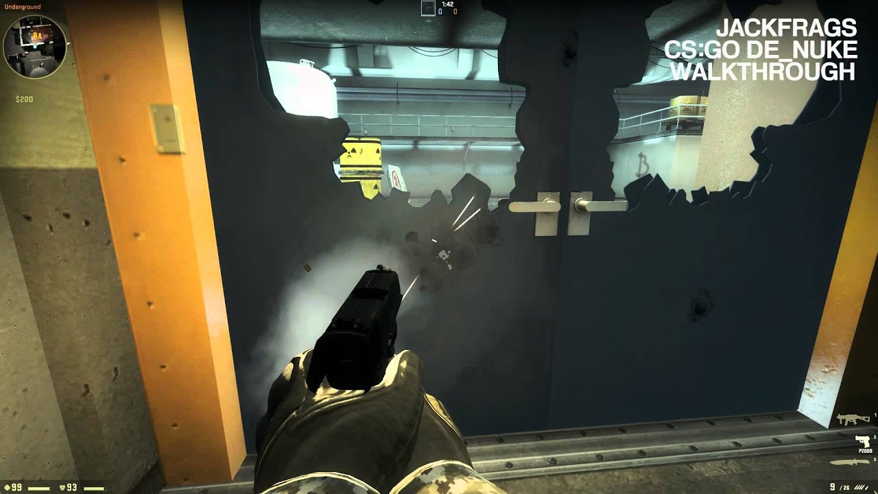 Counter Strike Global Offensive Gameplay - CSGO de_nuke Beta Walkthrough