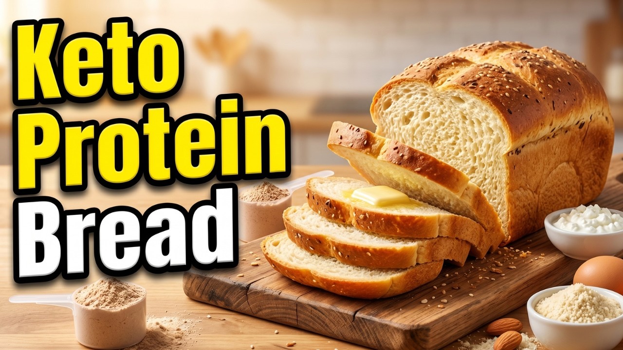 Keto Protein Bread | High Protein Low Carb Homemade Bread