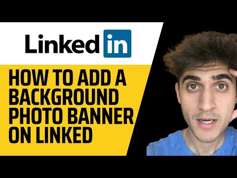 How To Add a Background Photo Banner on LinkedIn in 2024! Step By Step Guide