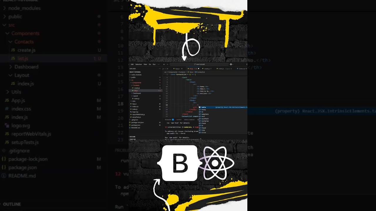 React Bootstrap Table Tutorial | Easy & Responsive Tables in React