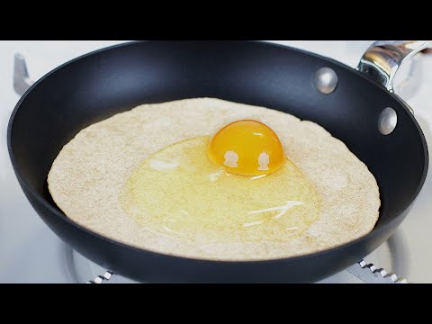 Tortilla With Egg and Cheese | Breakfast Recipe In 5 Minutes