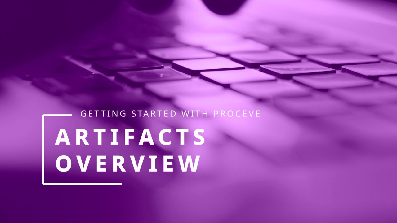 Getting Started with Proceve - Artifacts Overview