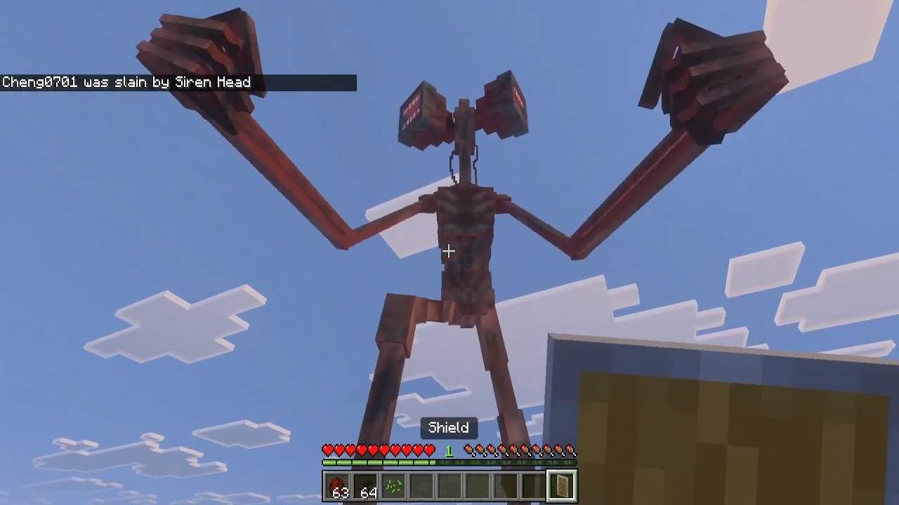 Siren Head The Arrival Addon in Minecraft Bedrock