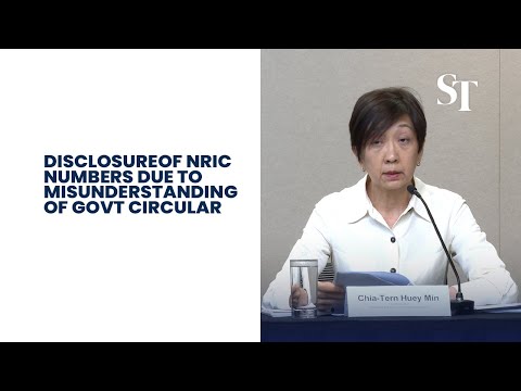 Misunderstanding of internal Government circular led to unmasking of NRIC numbers