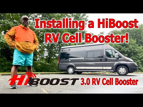 hiboost travel 3.0 rv cell booster in the travato game changer