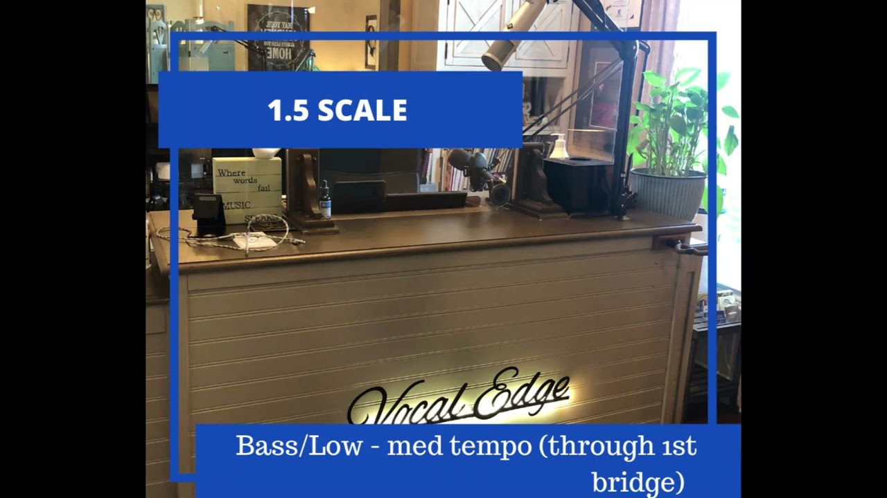 Bass 1 5 scale MEDIUM TEMPO Through first bridge