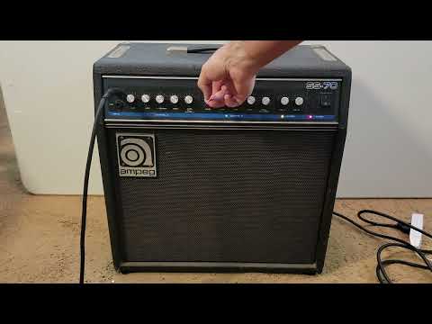 Ampeg SS-70 1980s - Black | Reverb