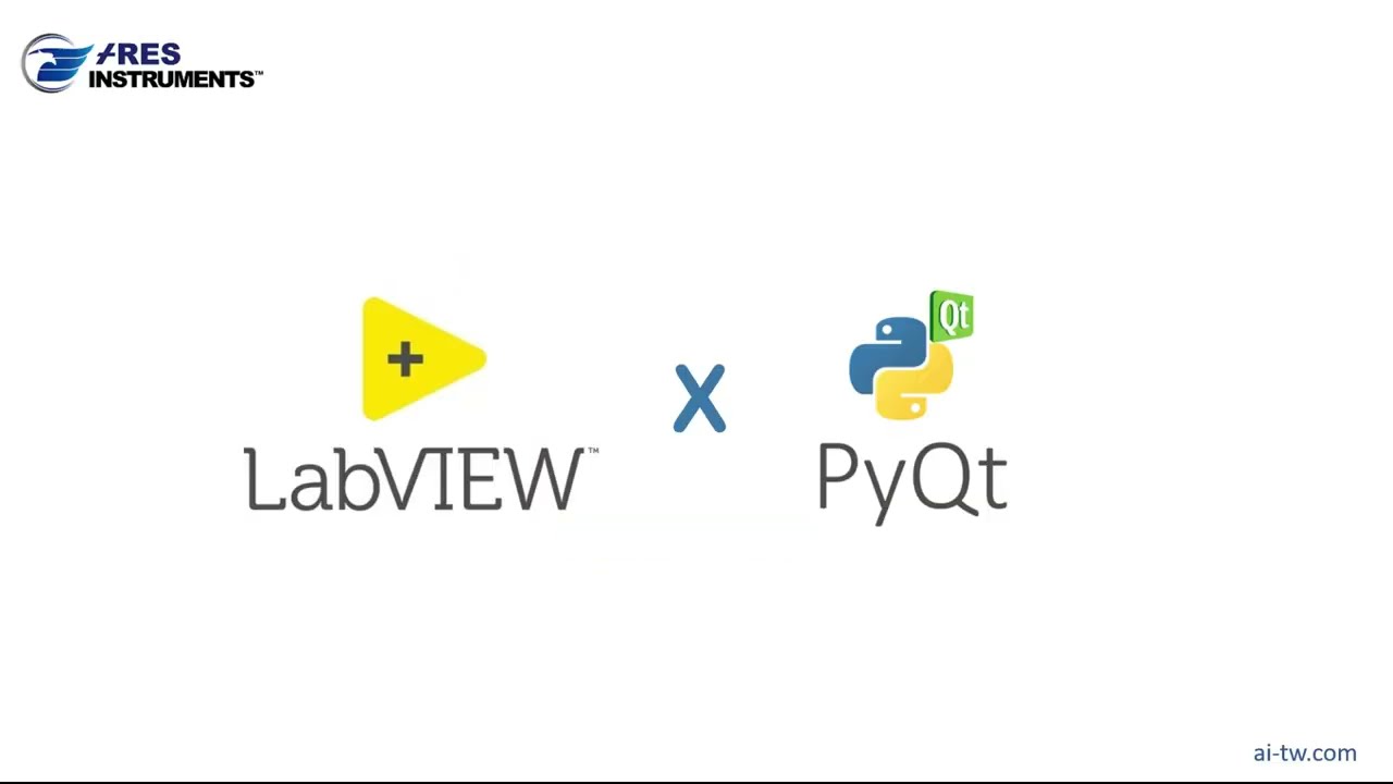Communication between LabVIEW and Python (PyQt).