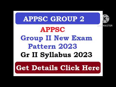 APPSC Group 2 syllabus in telugu 2023
