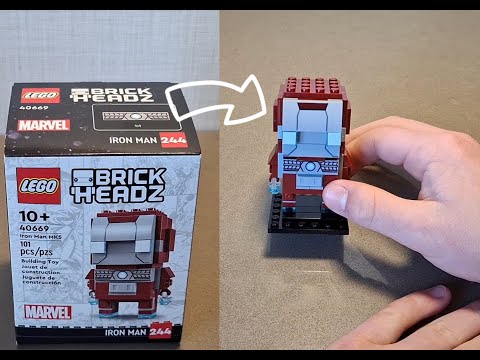 Iron Man Mk5 Lego Brickheadz Speed-Build!