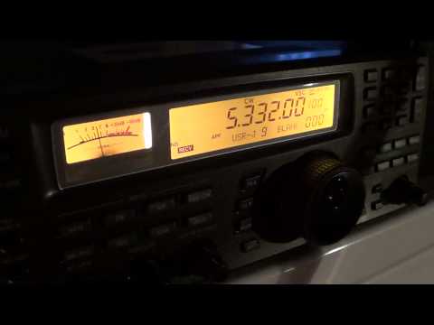 5 Mhz amateur radio CW signal