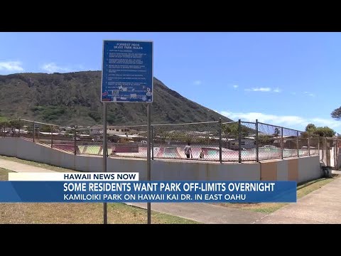 Drugs, noise prompt calls for nighttime closure of East Oahu park