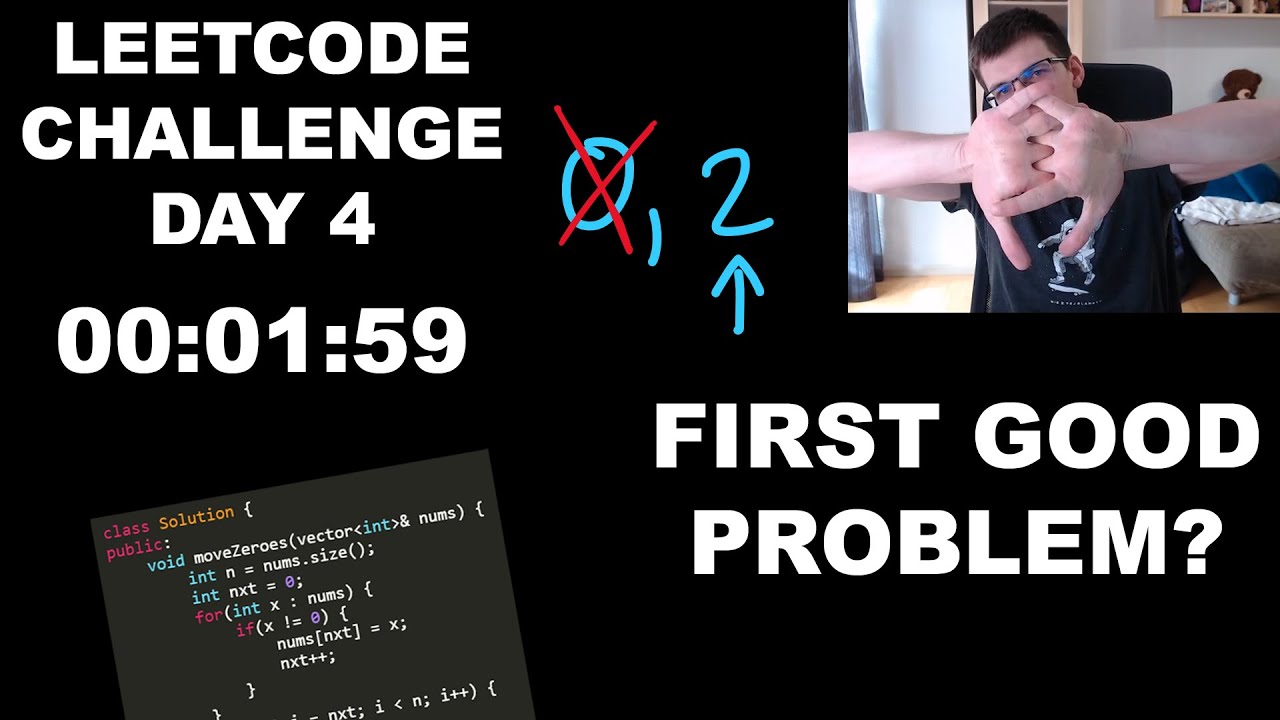 LeetCode Challenge Day 4 - First Good Problem?