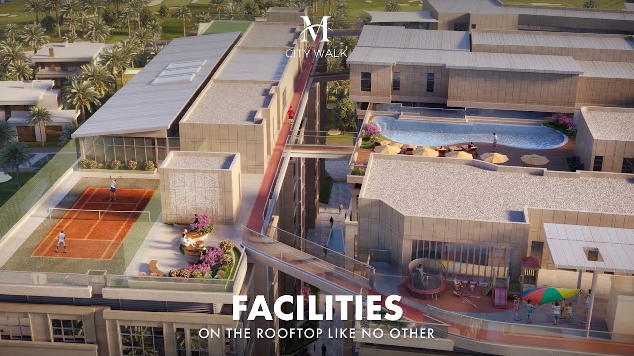City Walk Complete Facilities | Le Mirage | Qatar #rooftop #realestate #facilities #entertainment
