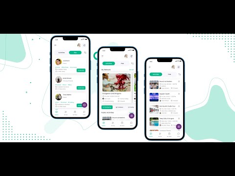 Social Media HangOut Mobile App UI/UX Design