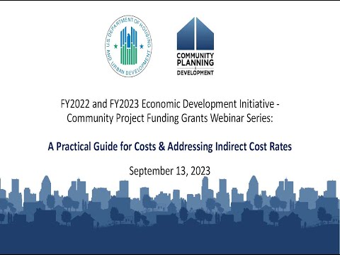 CPF: A Practical Guide for Costs and Addressing Indirect Cost Rates