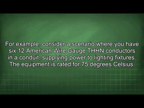 Derating Wires 90 Degrees Celsius Column Allowed Explanation