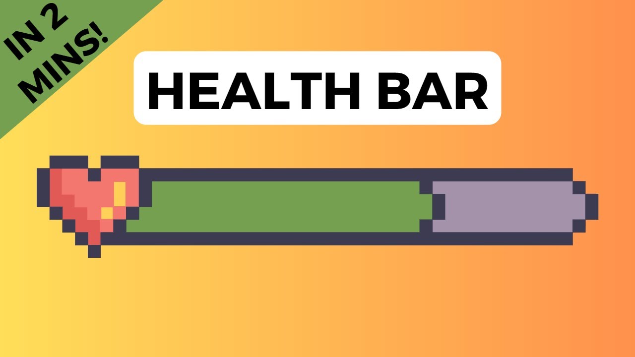 How To Create Health Bars | Pygame Tutorial