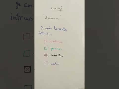 Corrigé..