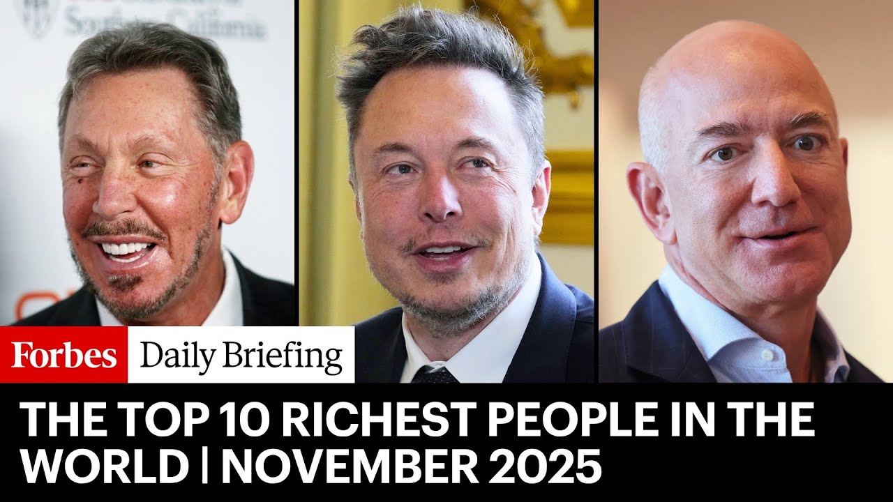 Top 10 Richest People In The World As Of November 2025