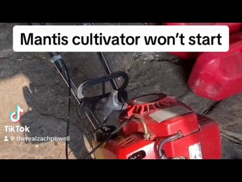 Repairing a Mantis cultivator that won’t start. Carb / fuel line replacement.